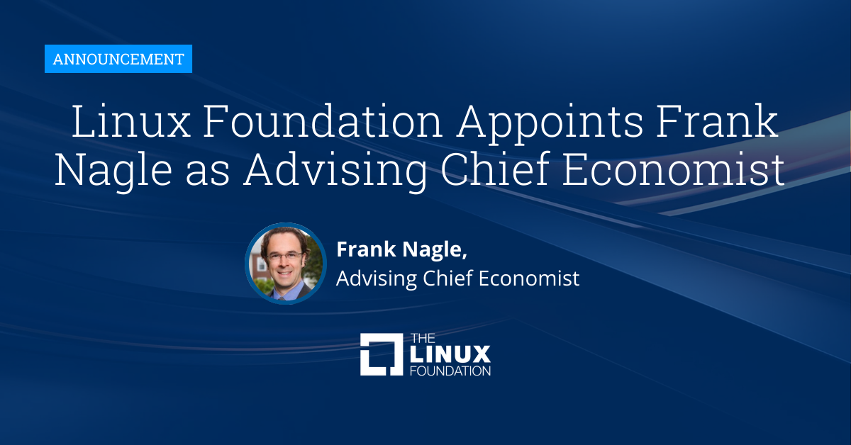 Linux Foundation Appoints Frank Nagle as Advising Chief Economist