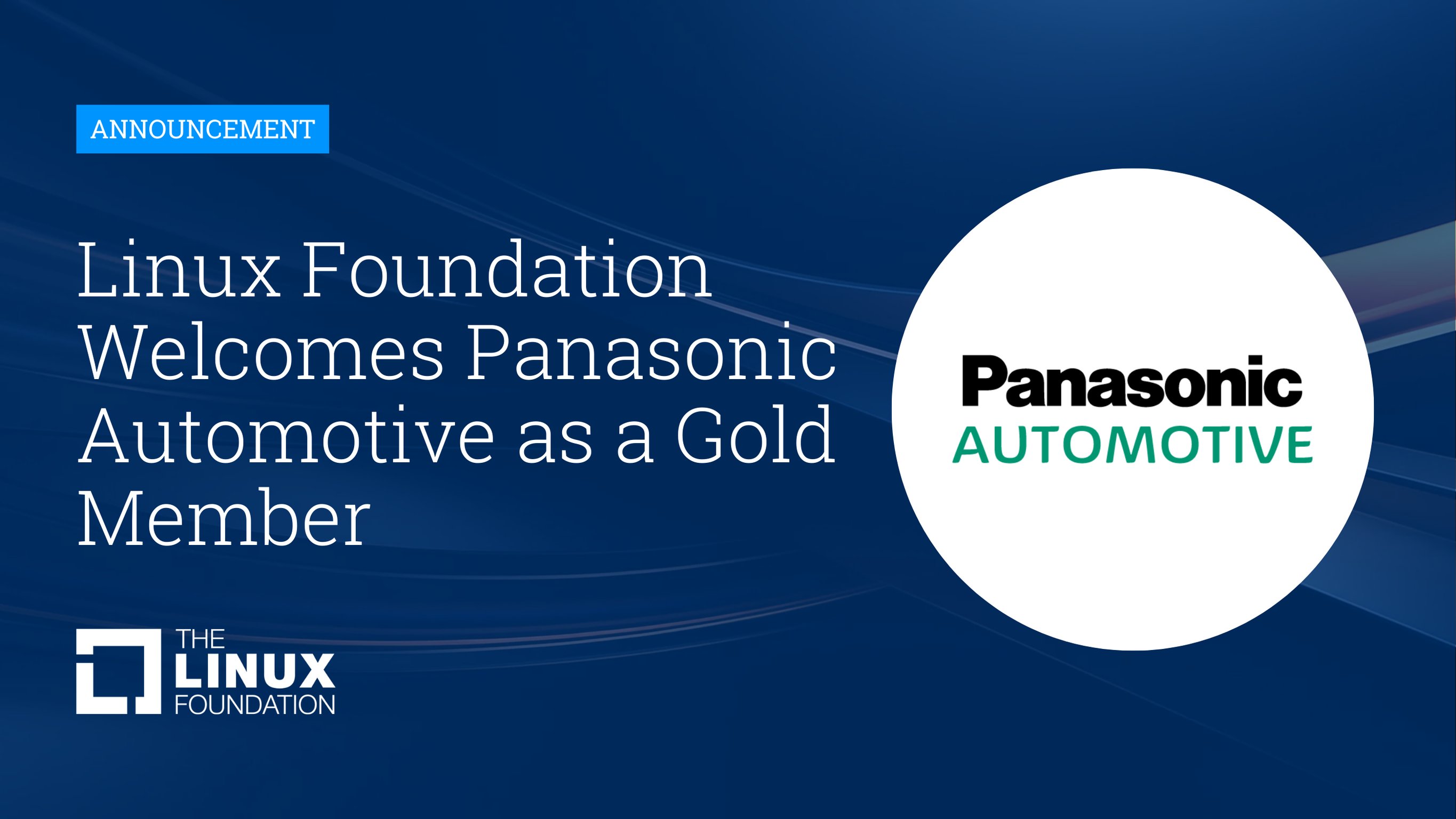 Panasonic Automotive Systems Joins the Linux Foundation as a Gold Member