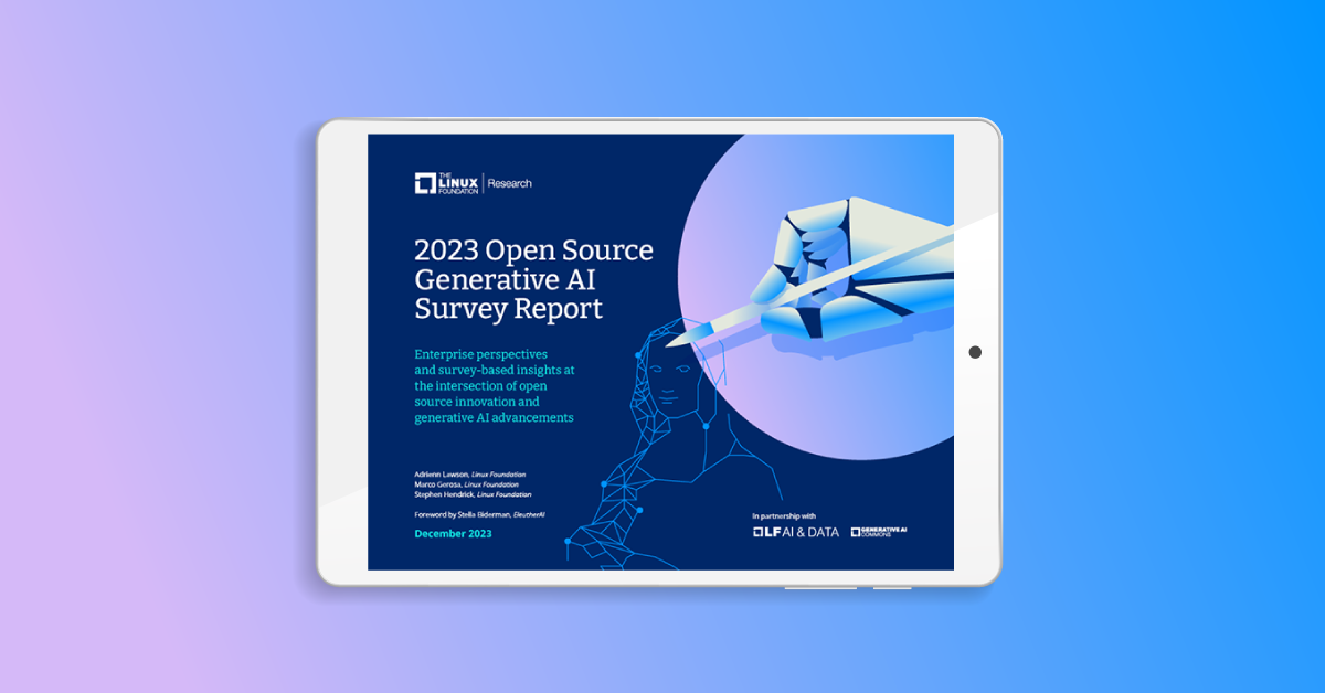 2023년 오픈소스 생성형 AI 보고서 (2023 Open Source Generative AI Survey Report ...