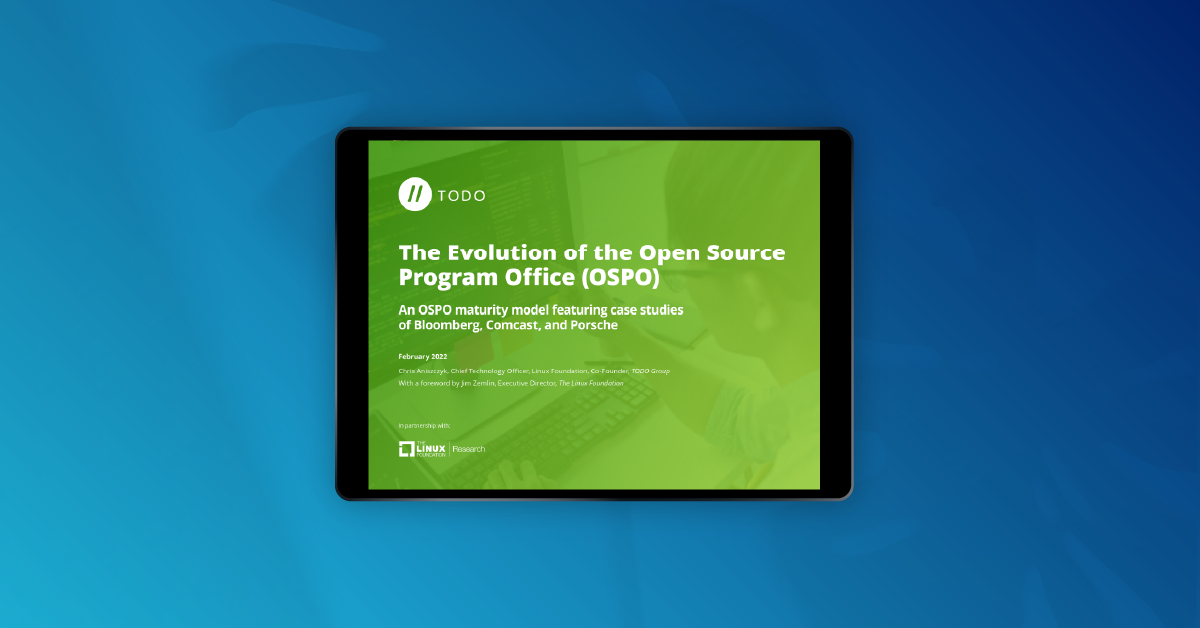 The Evolution Of The Open Source Program Office Ospo